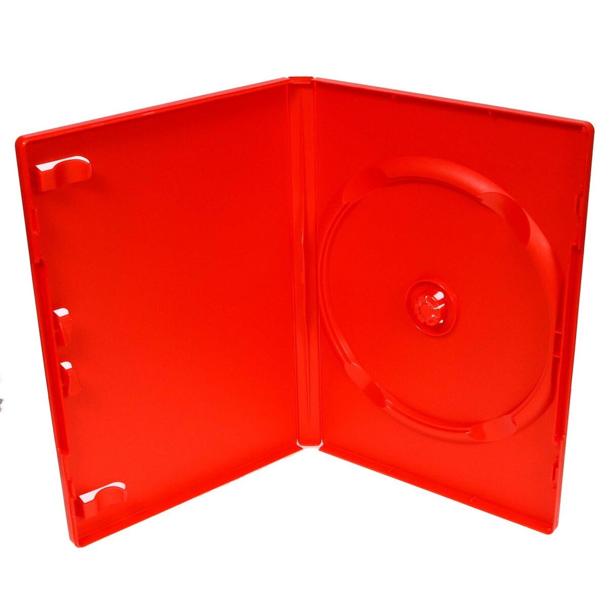 DVD PRO Single N-type, punainen DVD case Pro Clip - Mininova Oy